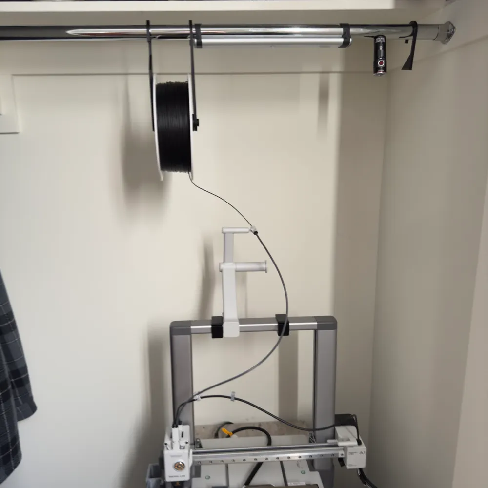 Closet Filament Spool Hanger - Free 3D Print Model - MakerWorld