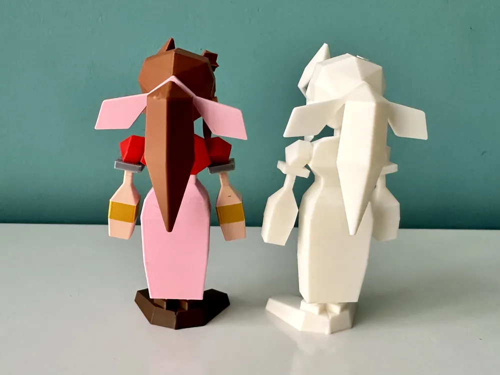 Final Fantasy VII - AERITH - MULTIPART - FF7 - Free 3D Print Model ...