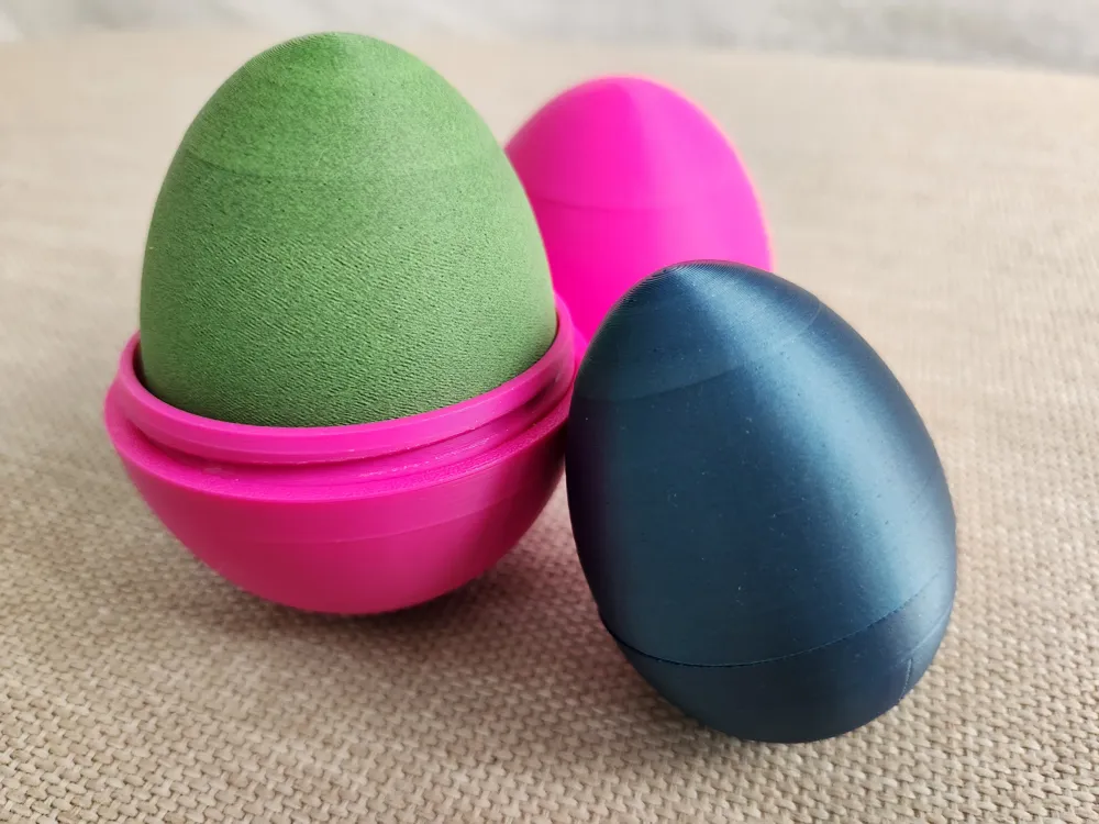 Hollow Easter Egg (Threaded) by squinn - MakerWorld