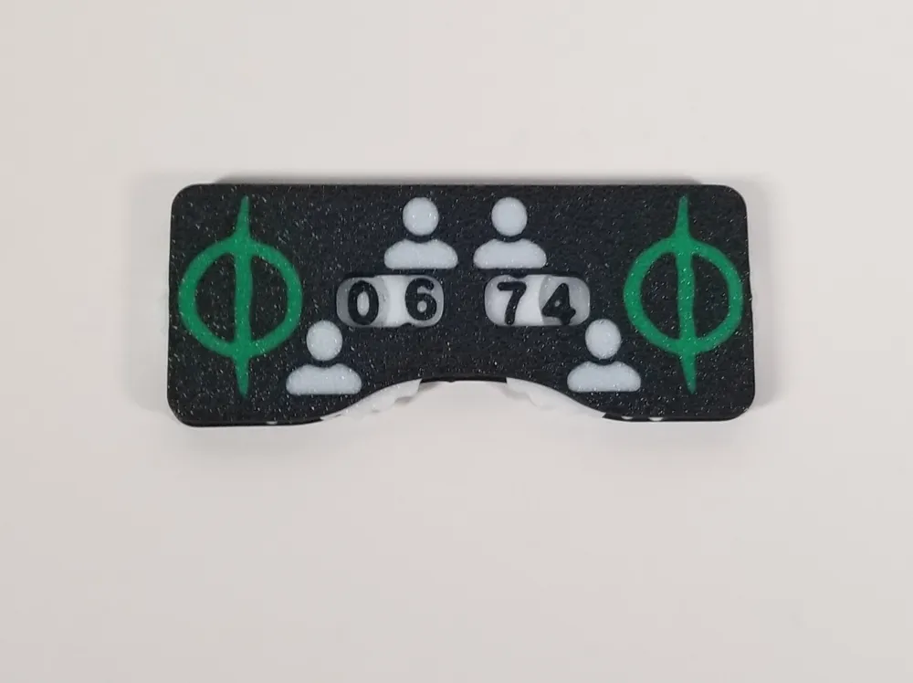 Various 0000-9999 Tracker / Counter Dials for MTG by TheMakerSphere ...