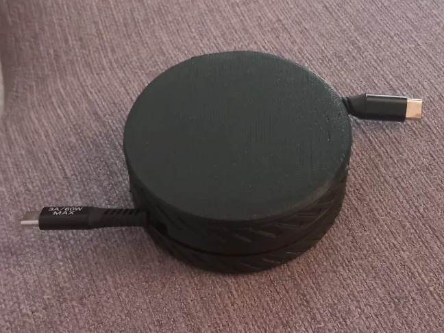 USBC cable winder by Davide rota MakerWorld: Download Free 3D Models