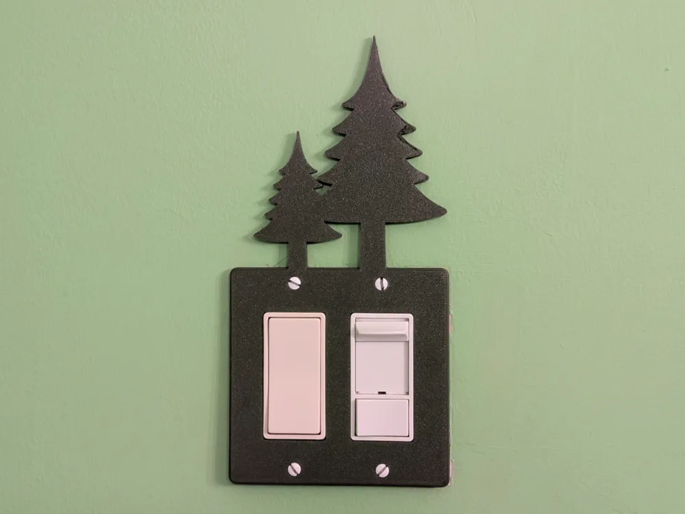 Tree themed Decora wall plate (1 & 2 gang) by maruel MakerWorld ...