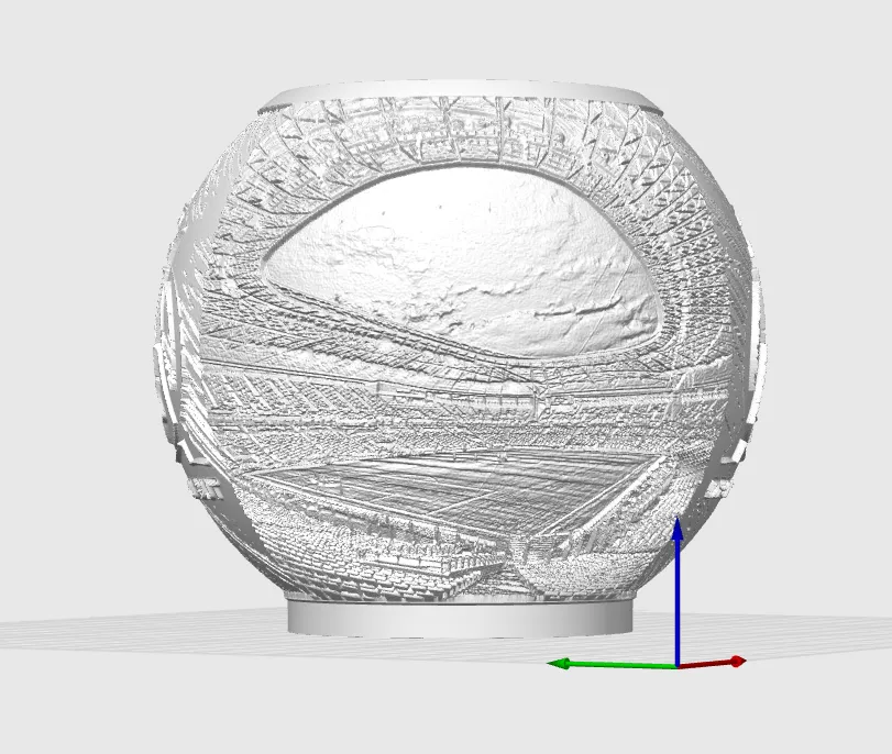 Lithophane - Olympique de Marseille 01 - Free 3D Print Model - MakerWorld