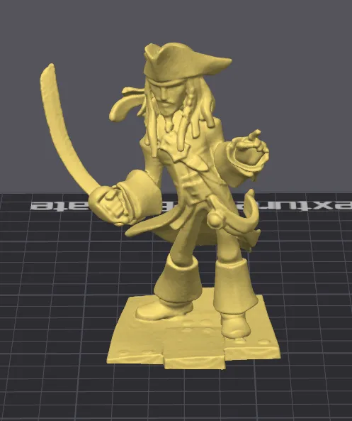 Jack Sparrow scan by lukas.vavra MakerWorld: Download Free 3D Models