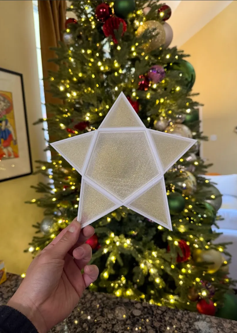 Parol (Transparent Star) - Free 3D Print Model - MakerWorld