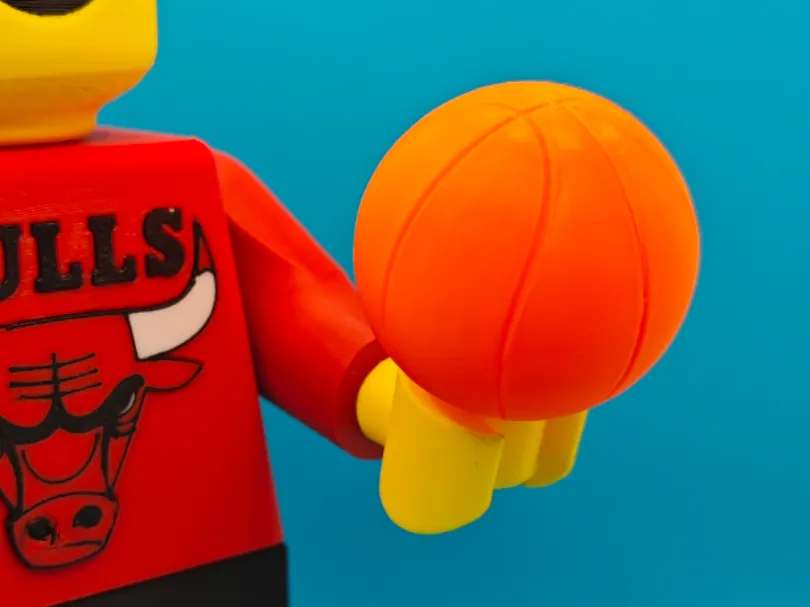 Brickman Basketball (500%) - Free 3D Print Model - MakerWorld