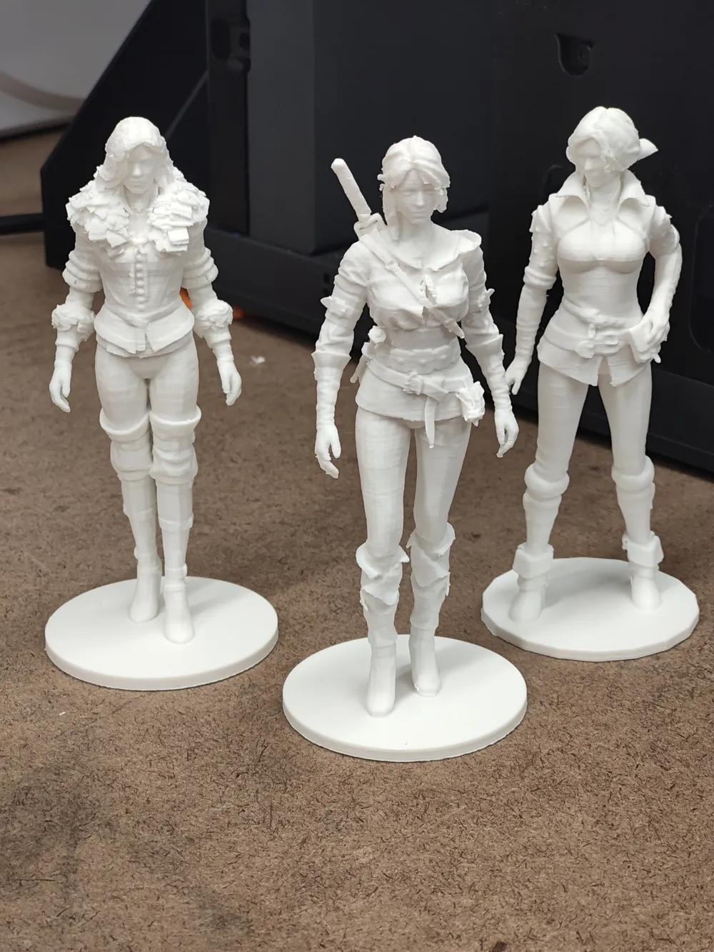 The Witcher 3: Ciri, Yennefer, and Triss - Free 3D Print Model - MakerWorld