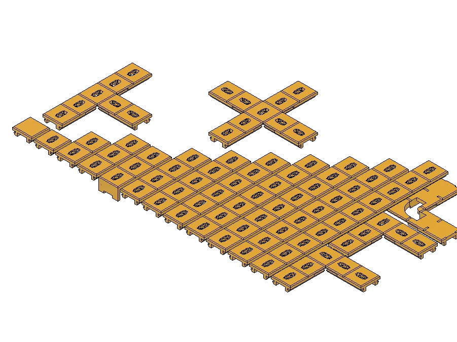 Strips for Fitting Seed pixels into trunking 25mm by Kintara - MakerWorld