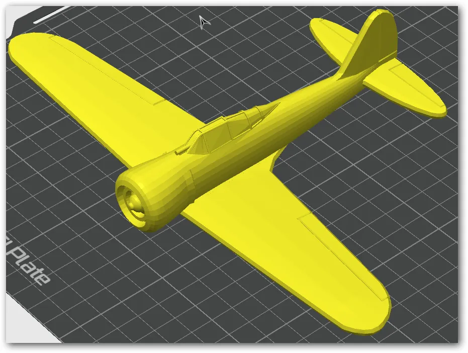 WWII fighter jet by 时方涟 MakerWorld: Download Free 3D Models
