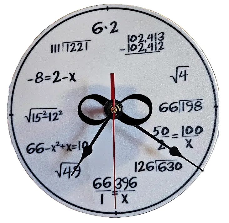 Infinity Math Clock by Jeff Smith - MakerWorld