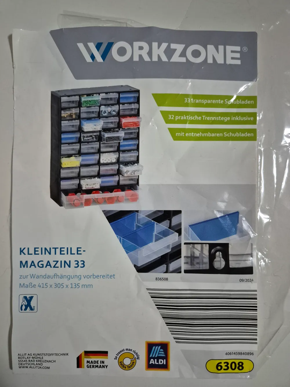 Dividers - ALDI Workzone 6308 drawers by Murat-Tech Channel - MakerWorld