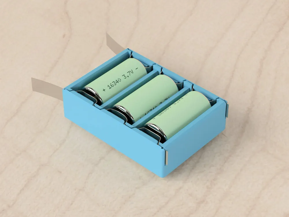 Customisable battery pack for electronics projects - Free 3D Print ...