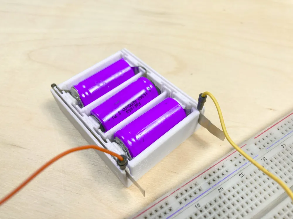 Customisable battery pack for electronics projects - Free 3D Print ...
