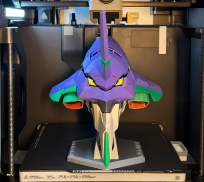 Neon Genesis Evangelion Unit-01 Head Single-Color Version by DesmO ...