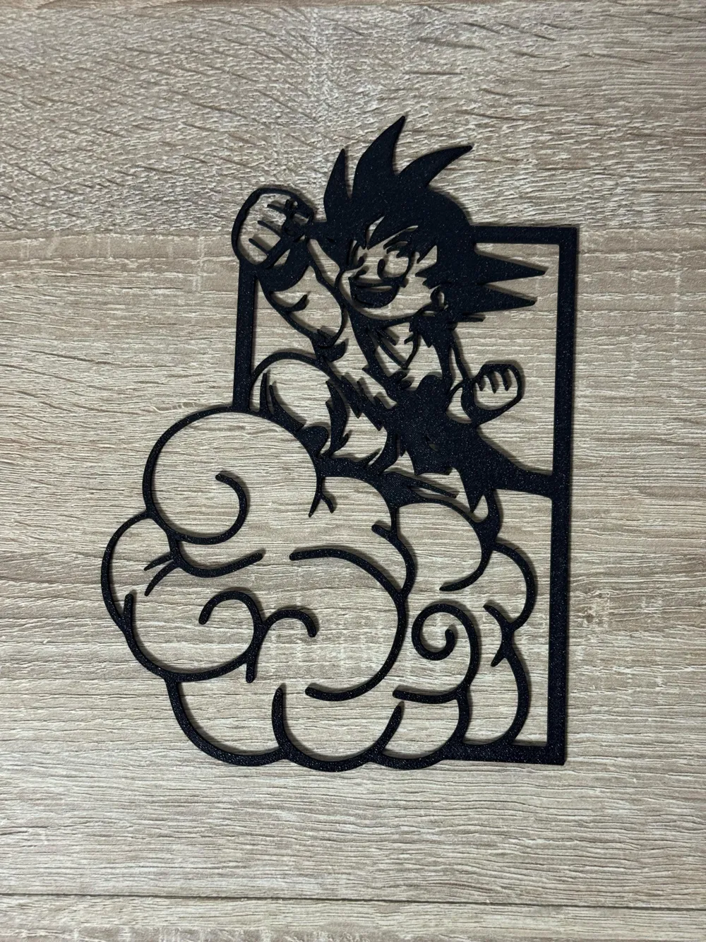 Goku on Nimbus Cloud – Dragon Ball 2D Wall Art by Tristancho MakerWorld ...