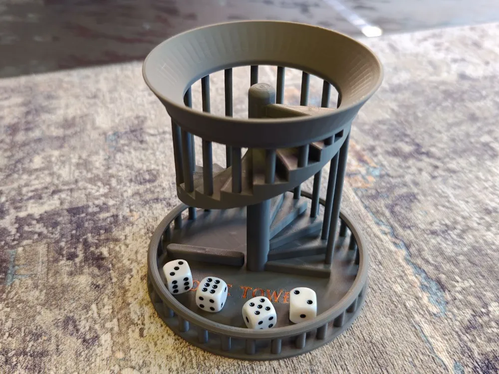 Open dice tower by QuantumOuroboros - MakerWorld
