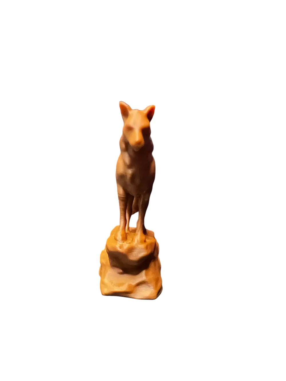 Wolf statue miniature model by user_4198388501 - MakerWorld