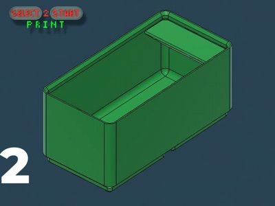 5x4x2,5 Bin | Lable | Gridfinity