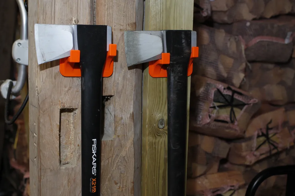 Fiskars axe wall mount - Free 3D Print Model - MakerWorld