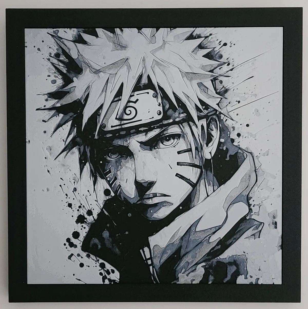Naruto - Filament Painting - 4 Colors - Free 3D Print Model - MakerWorld