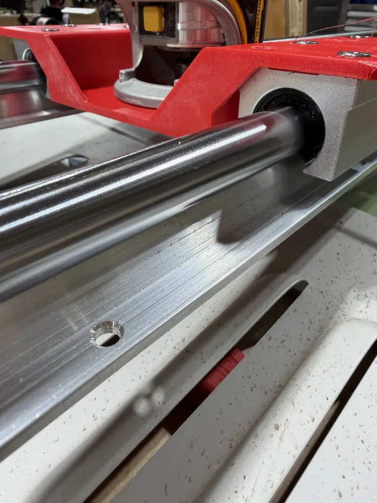 Dewalt Slab Flattening Jig on 20UU Bearings - Free 3D Print Model ...