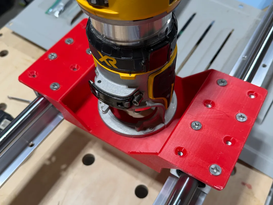 Dewalt Slab Flattening Jig on 20UU Bearings - Free 3D Print Model ...