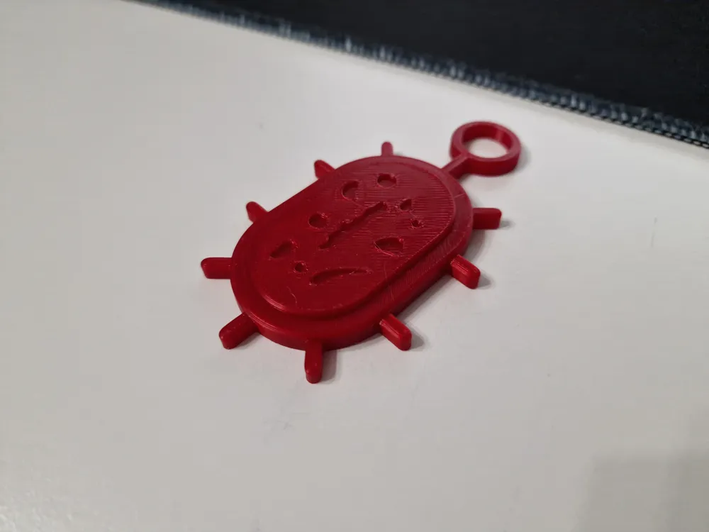Bacteria Keychain by Patryk MakerWorld: Download Free 3D Models