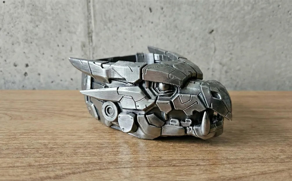 Mecha Dragon Head Bowl - Free 3D Print Model - MakerWorld