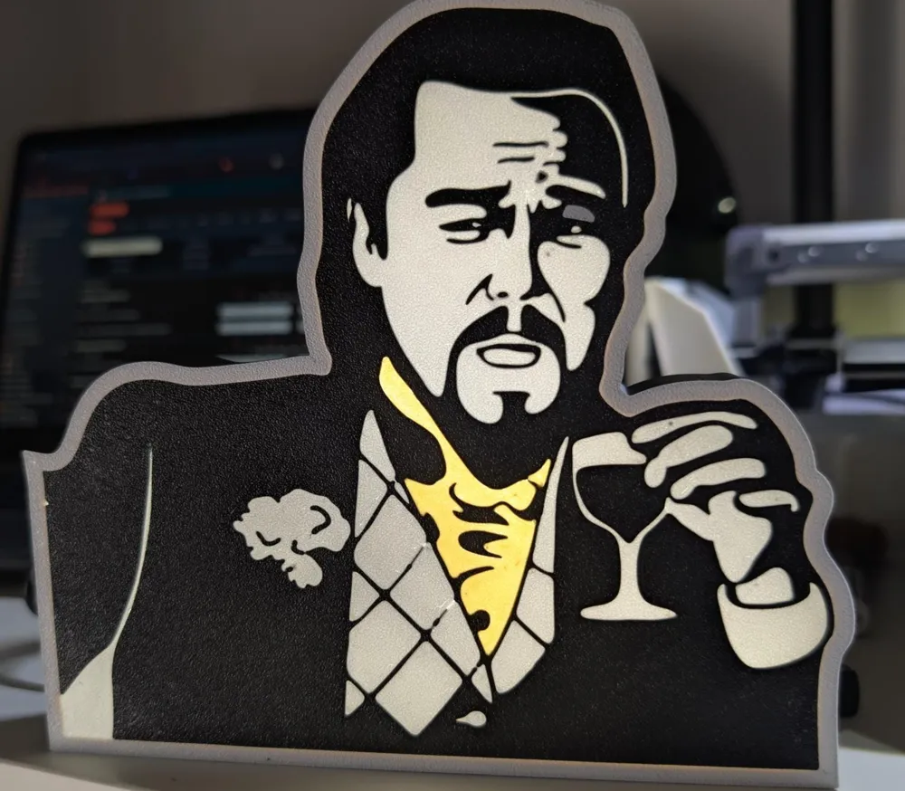 LED Lamp Meme Leonardo DiCaprio Django by portaportense - MakerWorld