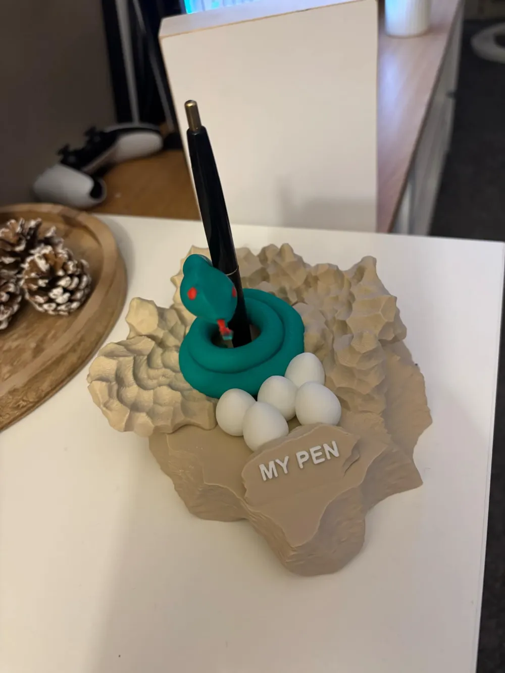 snake pen/apple pencil holder by BenA1324 - MakerWorld