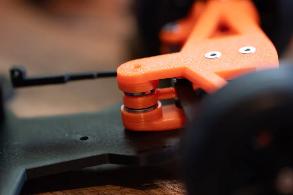 Double Ball Bearing Servo & Steering Linkage - OpenRC F1 by Artur ...