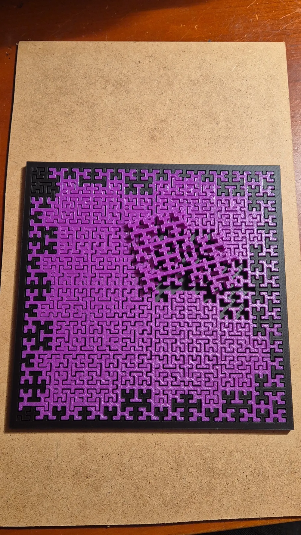 hilbert curve jigsaw puzzle - Free 3D Print Model - MakerWorld