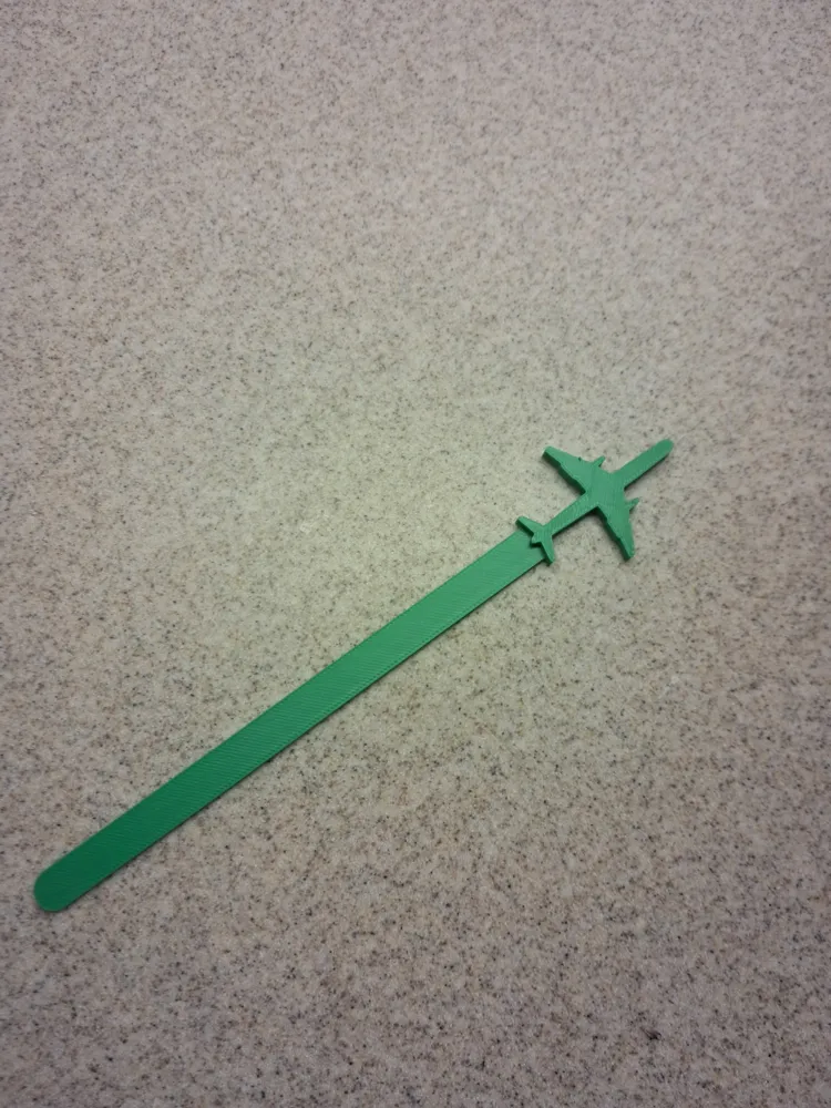 plane bookmark - Free 3D Print Model - MakerWorld