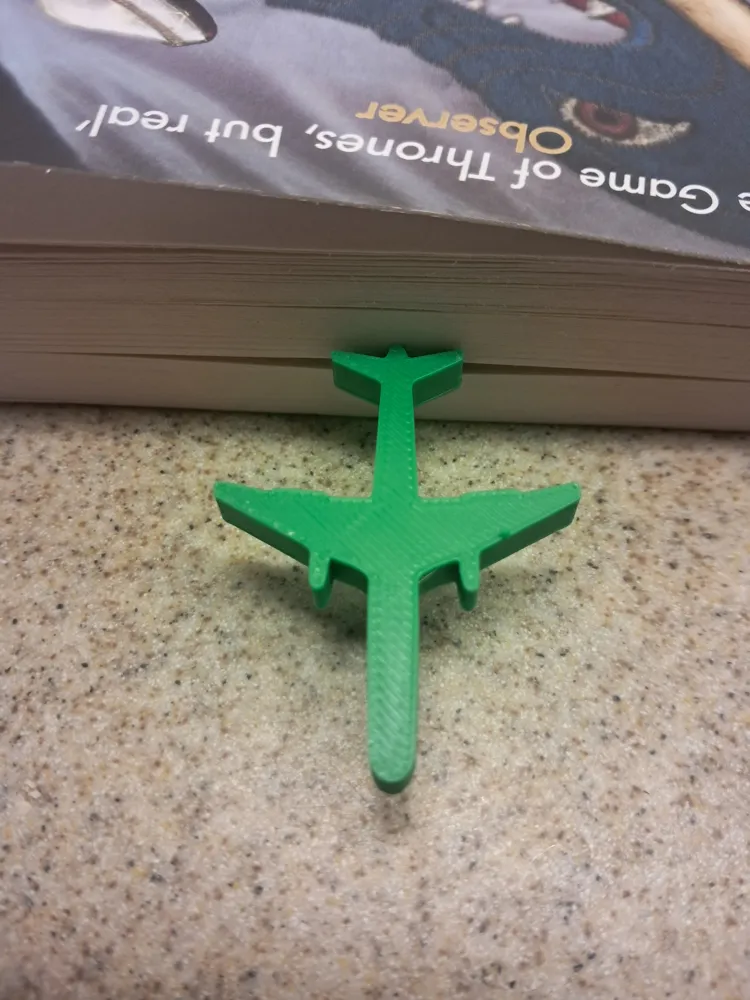 plane bookmark - Free 3D Print Model - MakerWorld