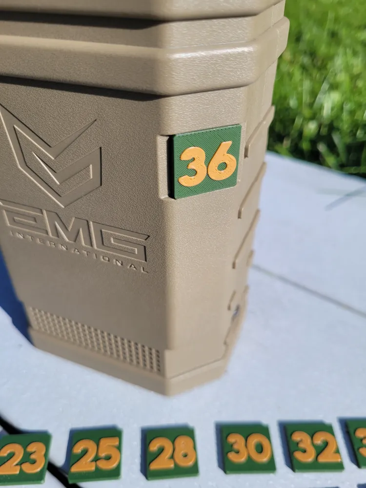 EMG Autobot Loader BB Weight Labels - Free 3D Print Model - MakerWorld