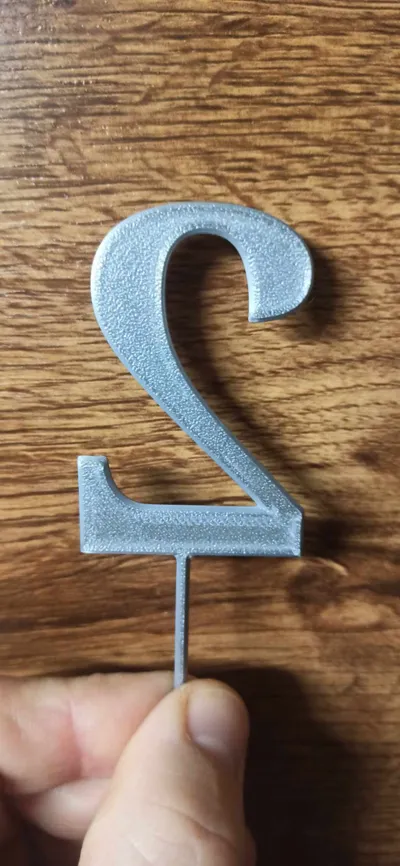 Cake Number topper - dort cisla 6 by kolar.majkl - MakerWorld