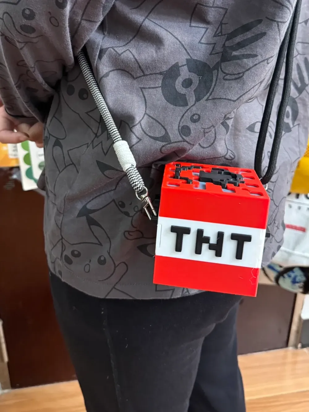 TNT Box/Shoulder Bag, Minecraft, 8x8x8cm, Multi-part Assembly, No ...