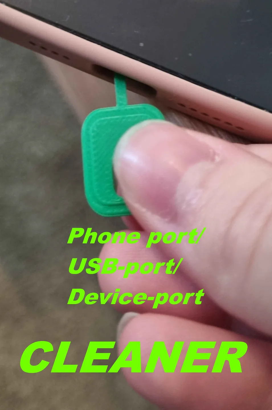 Charging port cleaner / USB-c and USB-a cleaner by TRM - MakerWorld