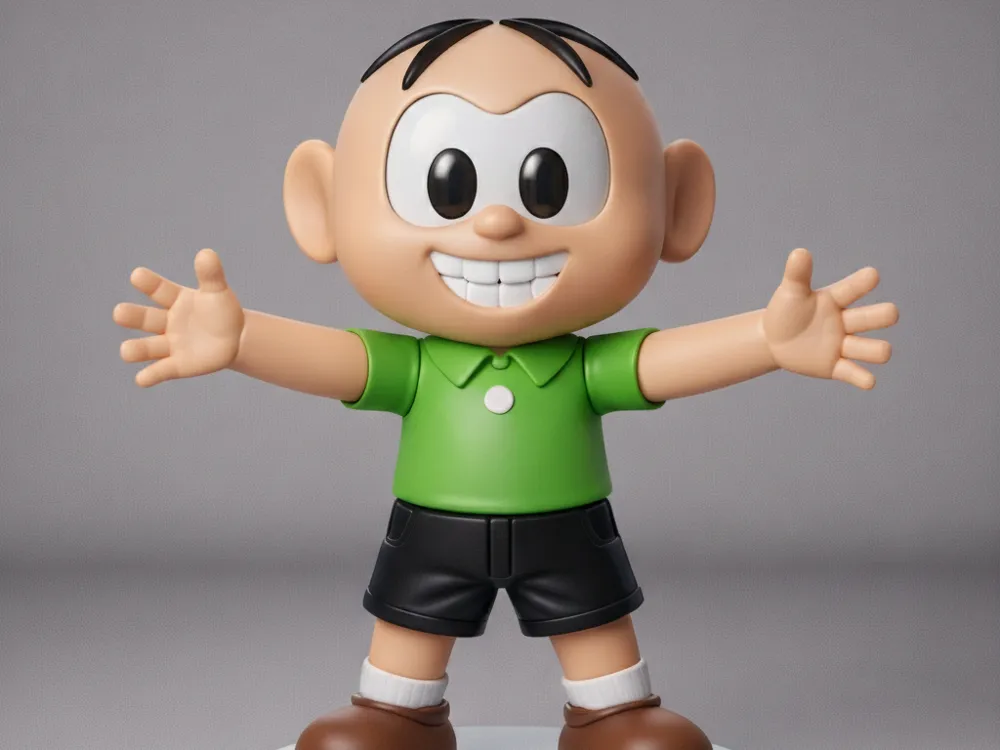 Personagem Cebolinha Turma da Monica 3d - Modelo gratuito para ...