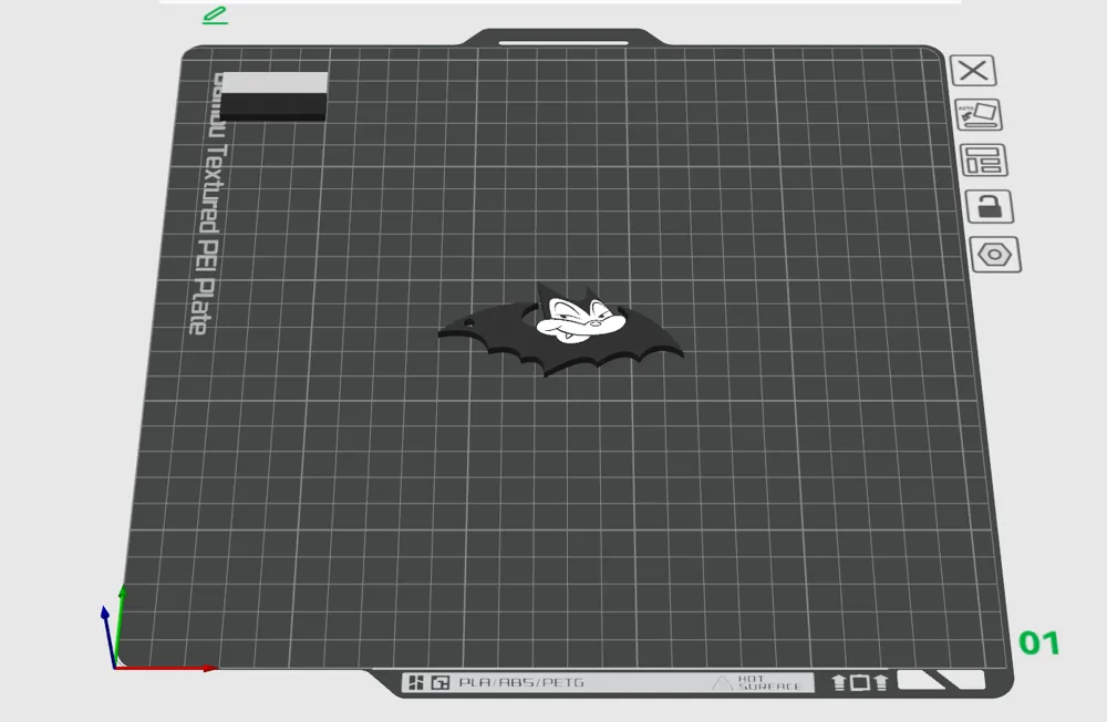 Billy bat Keychain by Mxz-11 - MakerWorld