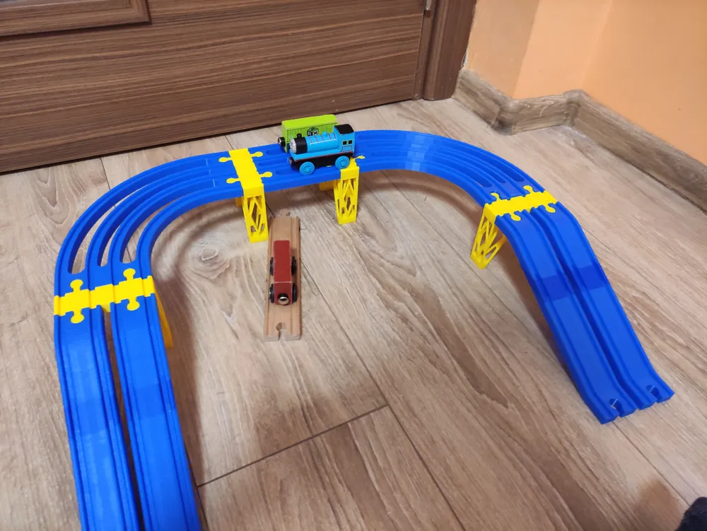 Brio Ikea Lidl double bridge by Rogue88 - MakerWorld