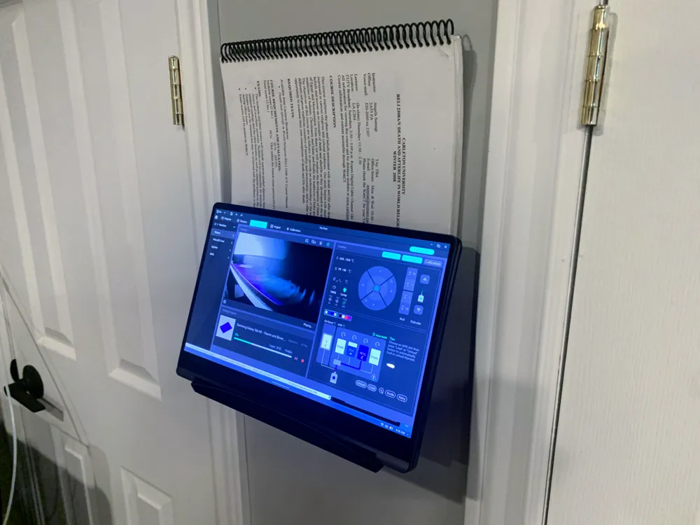 Laptop, Tablet, Phone & Book Stand - Wall Mount V2 by nweishar - MakerWorld