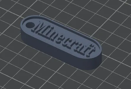 Minecraft Keyring by ArachnoPrints - MakerWorld