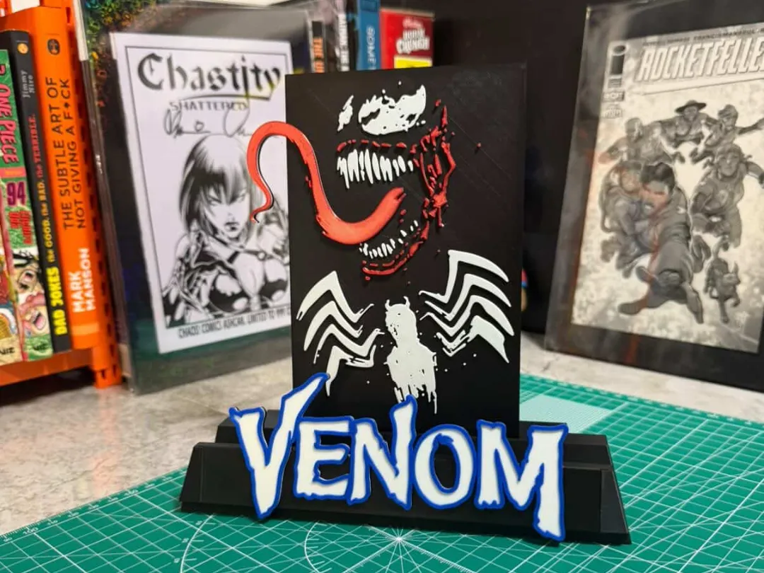 Venom Kickstand - Desktop - Wall mount ready - Free 3D Print Model ...