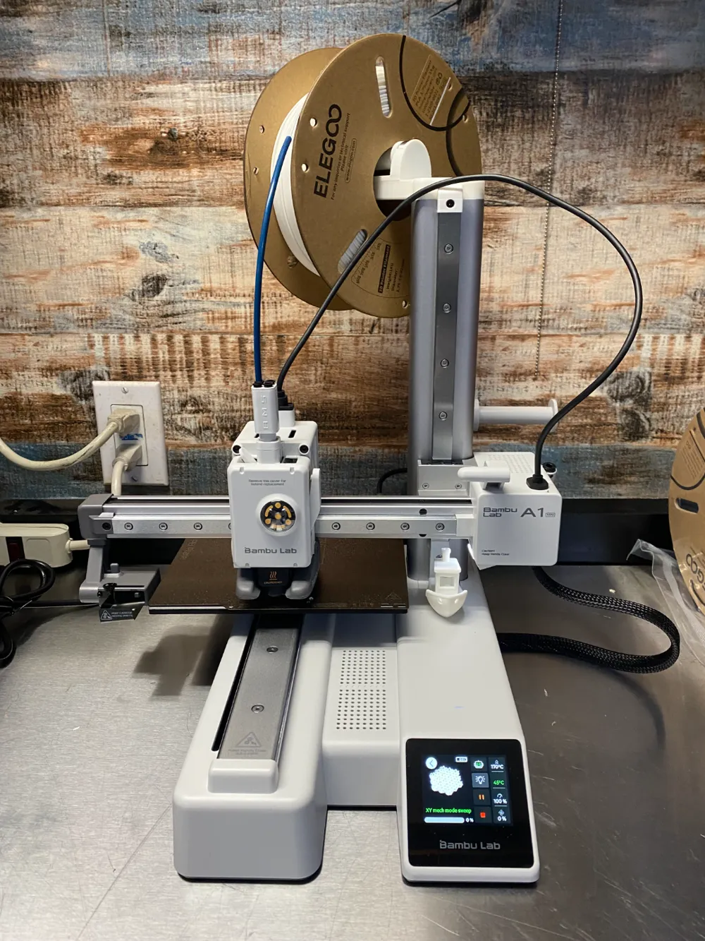 Bambu A1 Mini Top Filament Spool Mount Remixed by cprjared MakerWorld ...