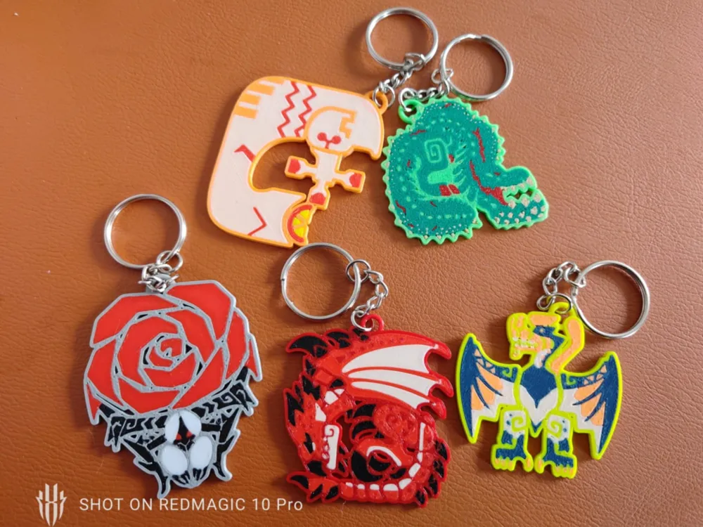Monster Hunter Keychains #02 by Ryu - MakerWorld