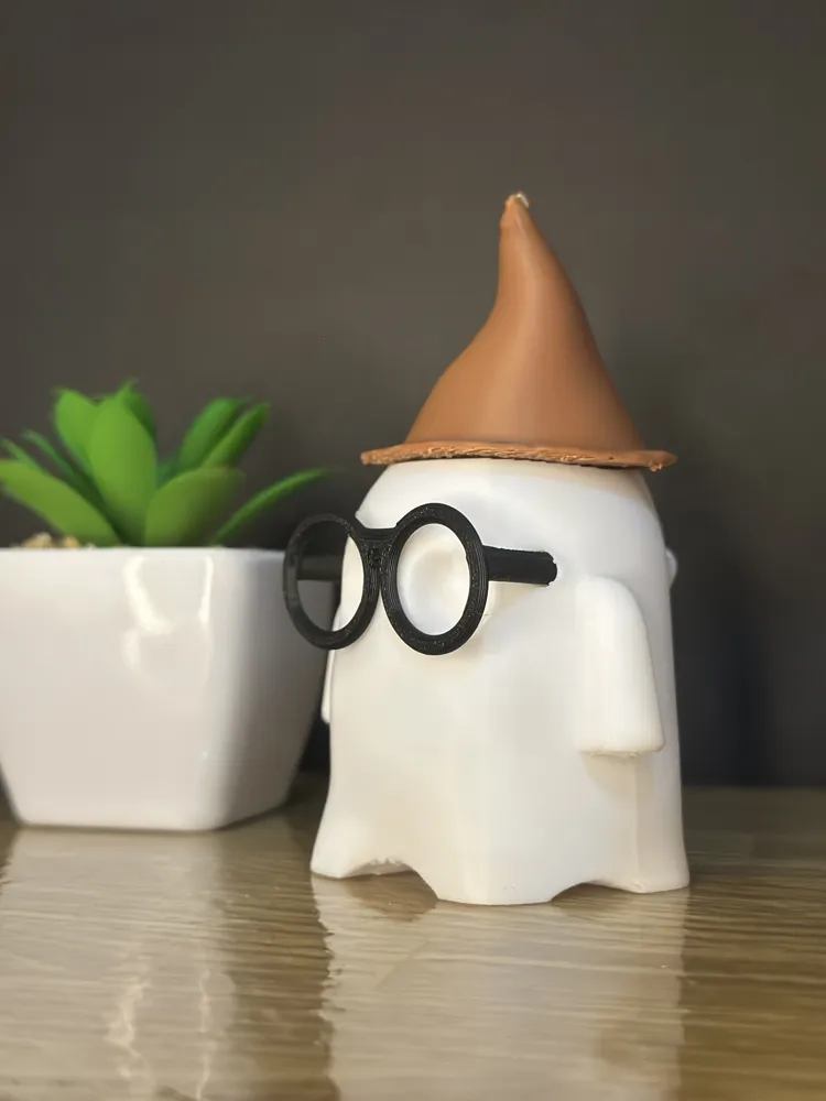 Wizard Ghost - Cute Figure by TAH3DGeek MakerWorld: Download Free 3D Models