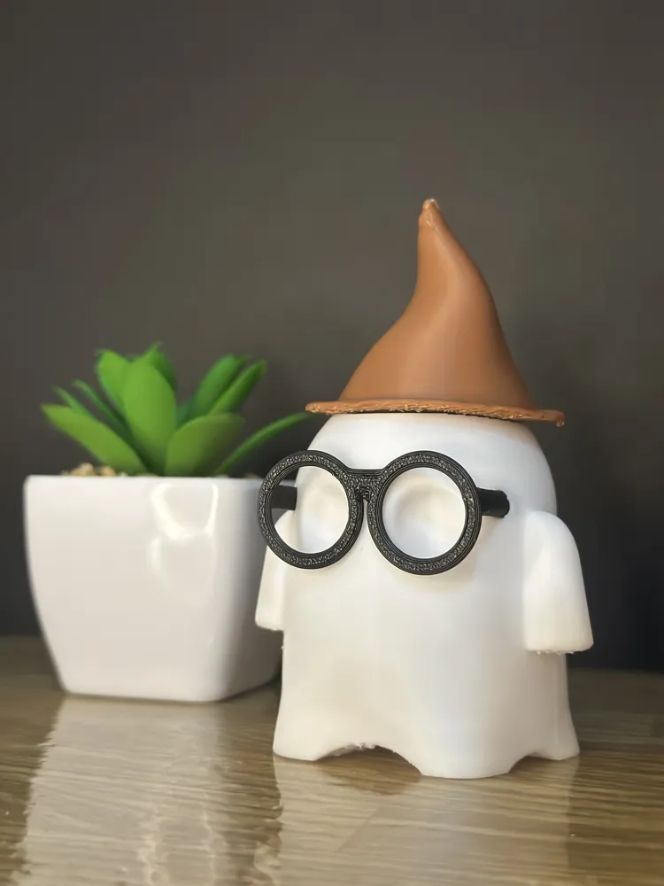 Wizard Ghost - Cute Figure by TAH3DGeek MakerWorld: Download Free 3D Models