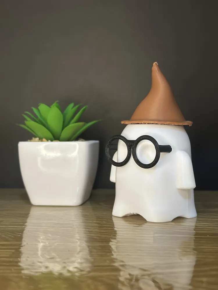 Wizard Ghost - Cute Figure by TAH3DGeek MakerWorld: Download Free 3D Models