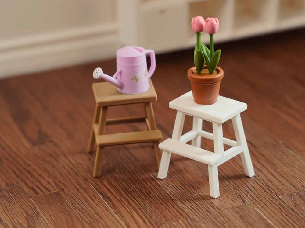 Support Free! Miniature Ikea Step Stool Chair by Printed a mini ...